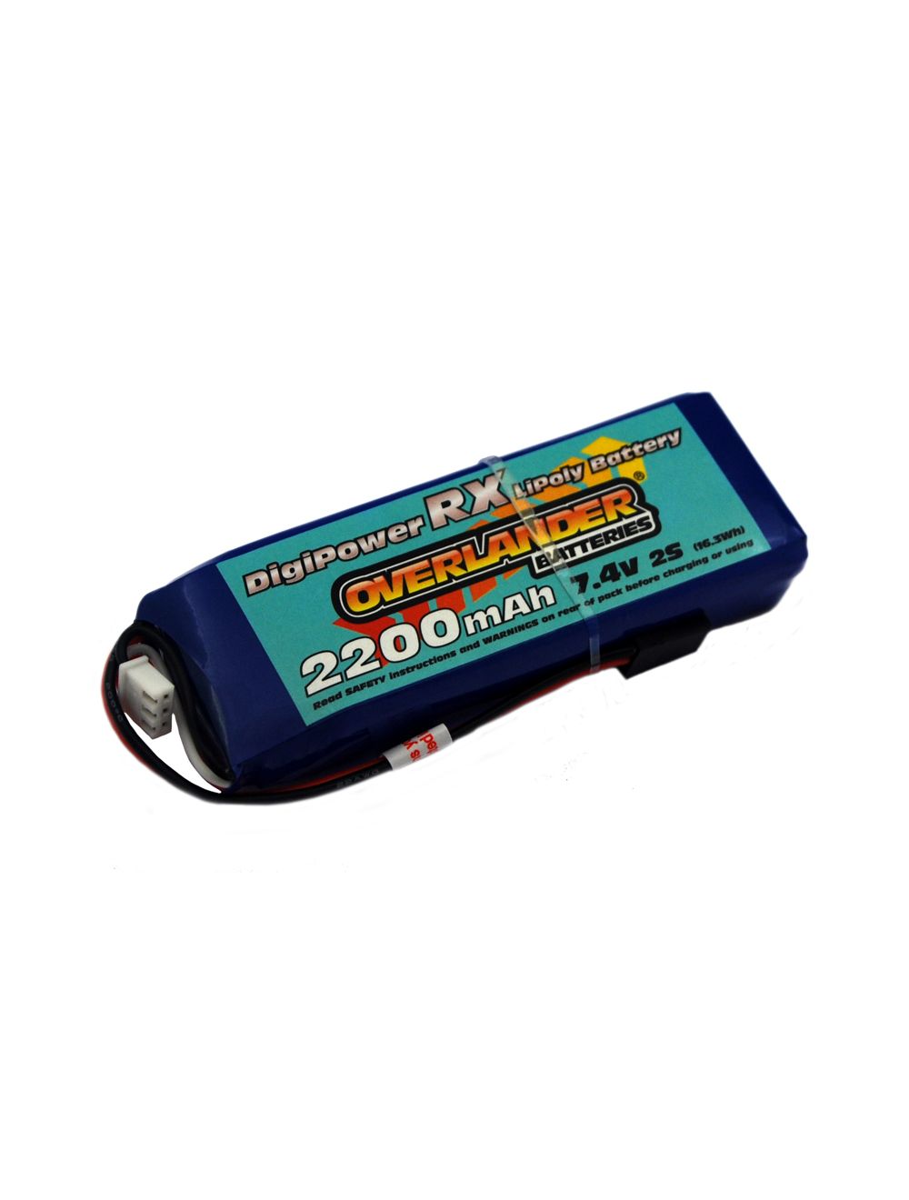 2200MAH 7.4V 2S DIGI-POWER LIPO BATTERY (RECEIVER) 1570 – RD Models
